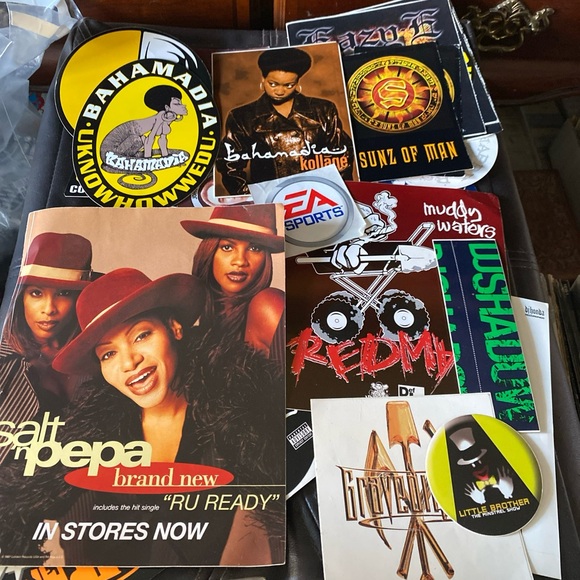 salt n pepa | Media | Vintage Hip Hop Sticker Pack Used Redman ...